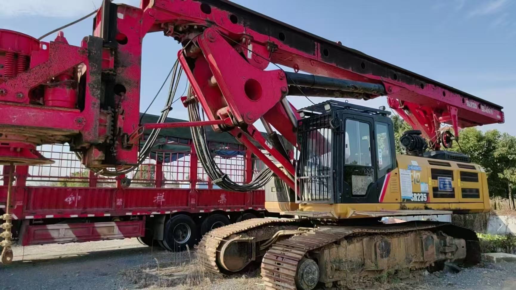 Used Sany SR235 2018 Rotary Drill Rig - DRILLMASTER Engineering Technology