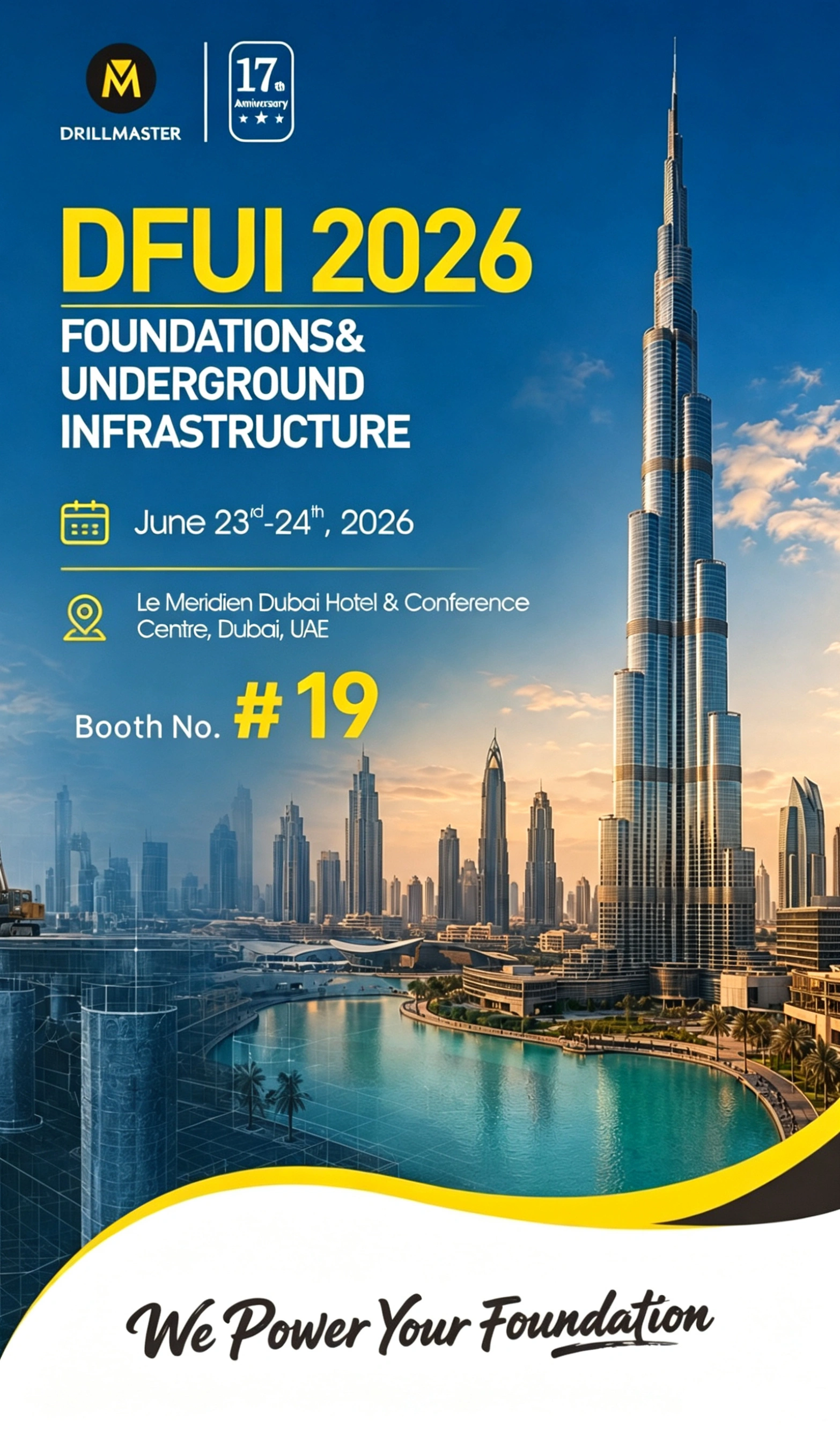 Benvenuti a visitare il nostro stand al DFUI 2026 di Dubai! DRILLMASTER ...